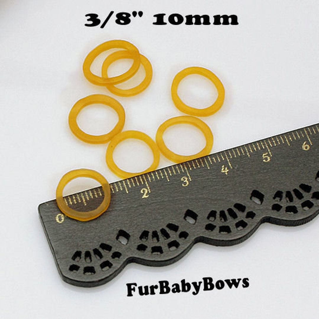Dog Grooming Rubber Band 3/8" 10mm for DIY Puppy Cat Dog **1 Free Hair ...