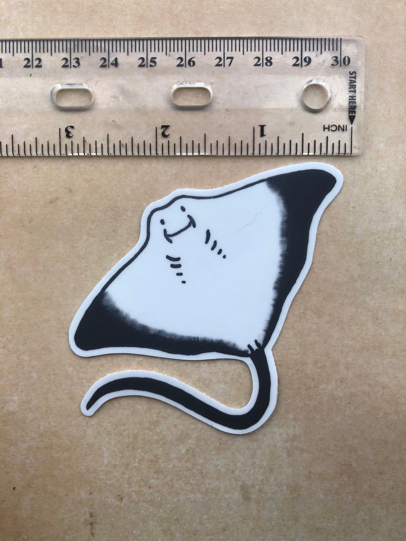 American Traditional Tattoo Style Stingray Sticker - Etsy