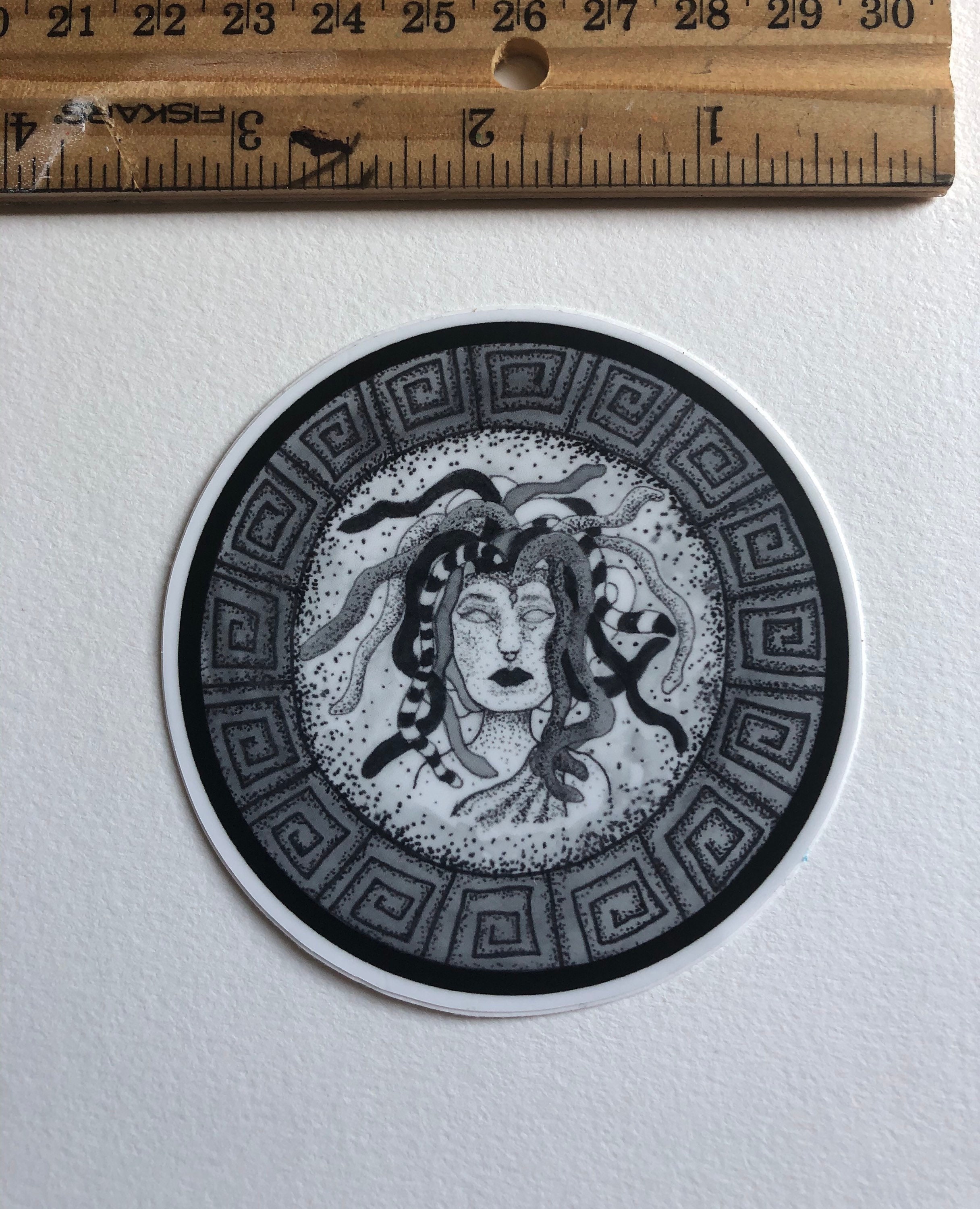 Medusa waterproof vinyl sticker | Etsy