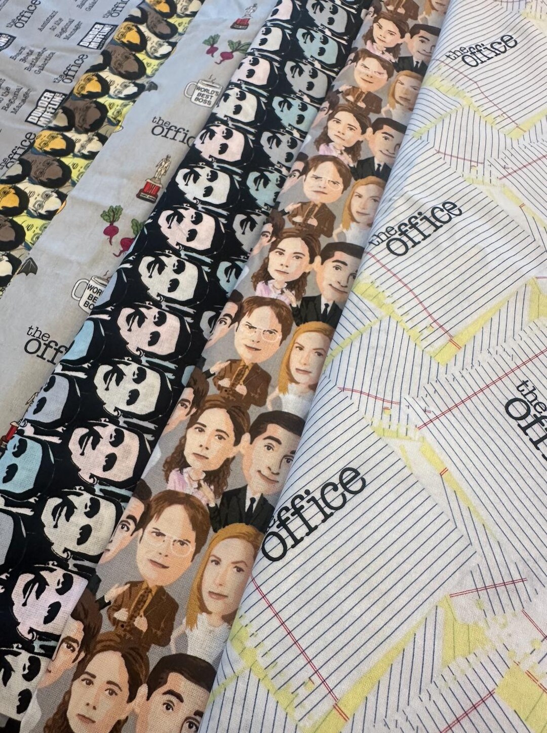 The Office Fabrics| Multiple Cotton Patterns | Dwight Schrute | Michael ...