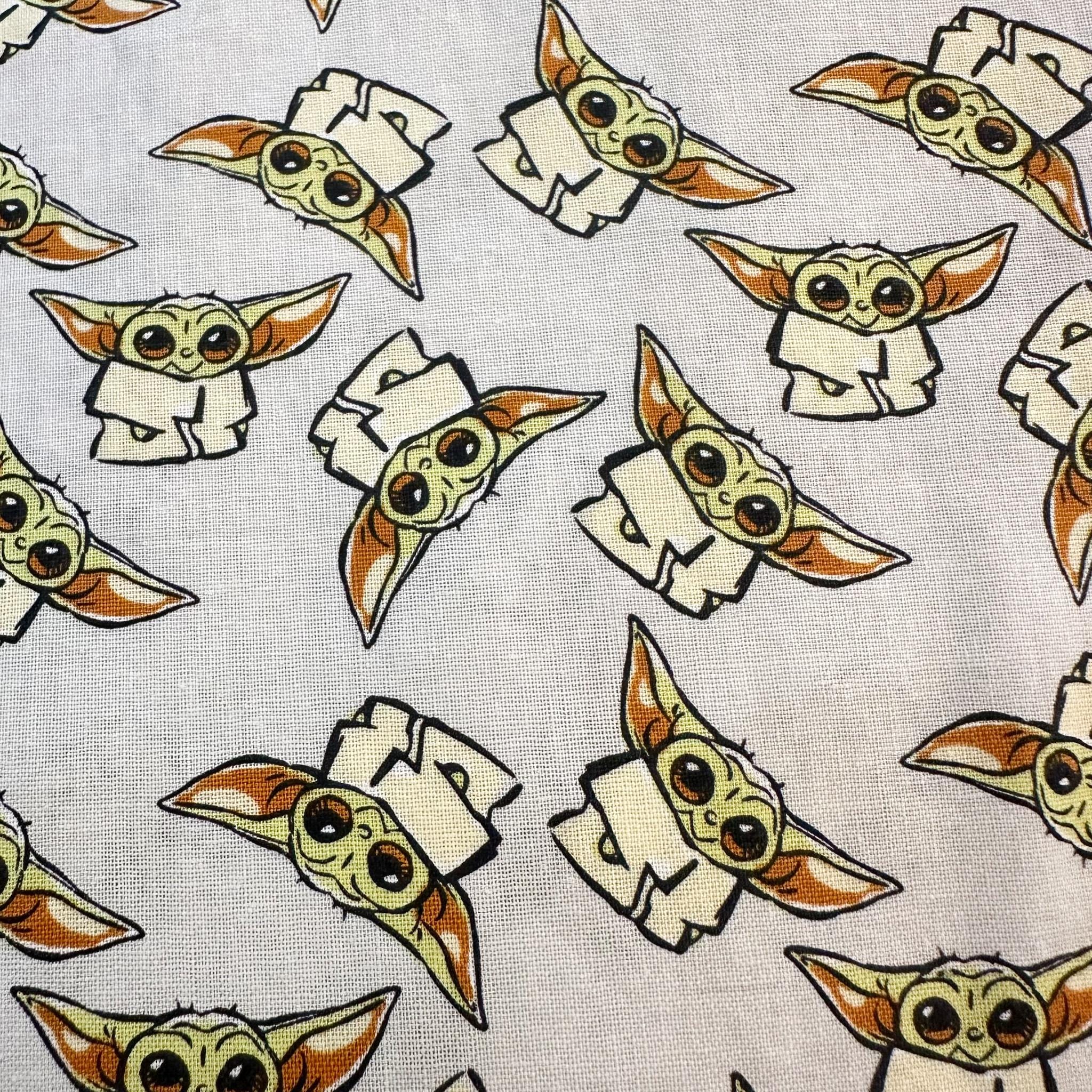 Baby Yoda Grogu Fabrics| Multiple Cotton Patterns | the Mandalorian ...