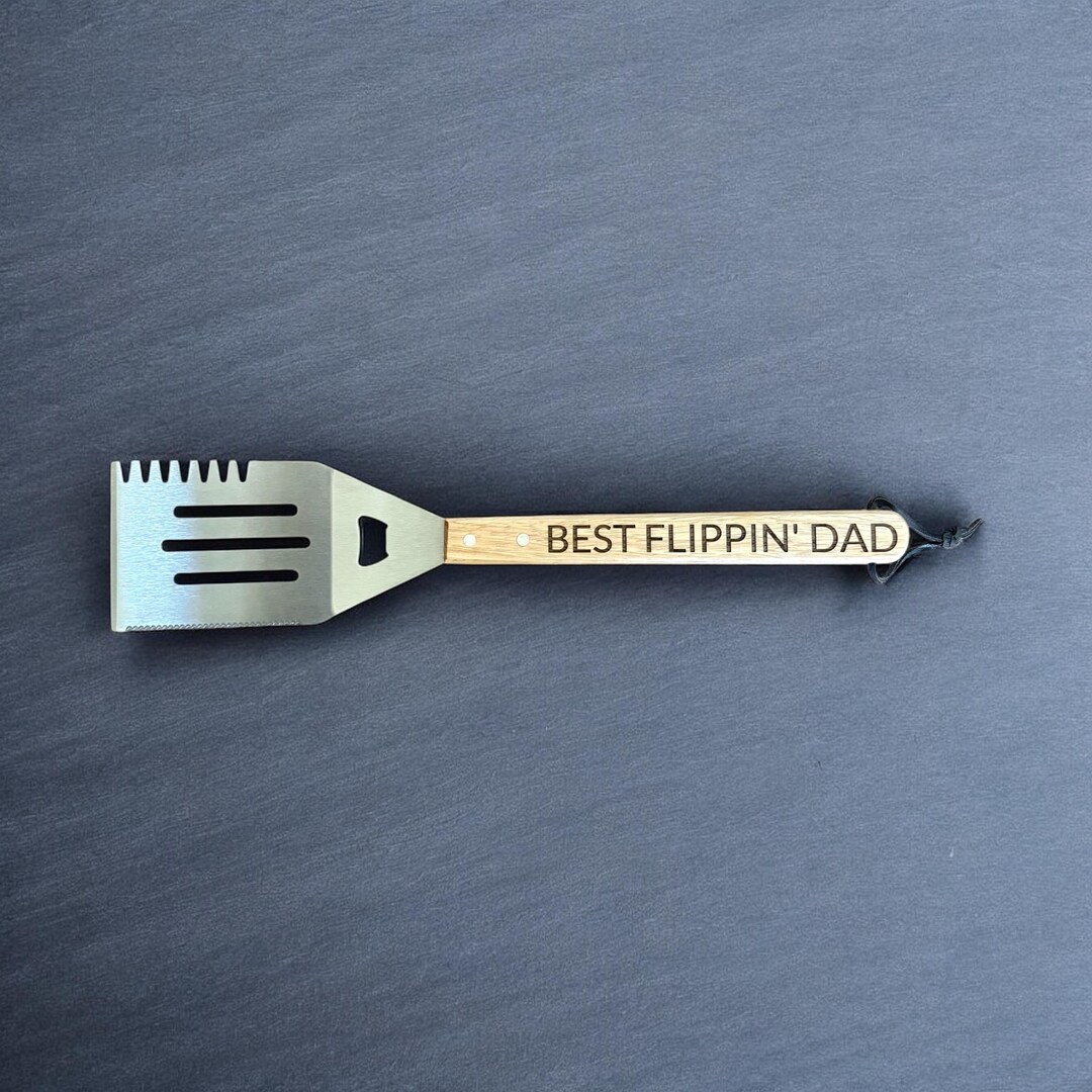 Best Flippin’ Dad Papa Bro Uncle Grandpa BBQ Spatula, Best Grill Gift ...