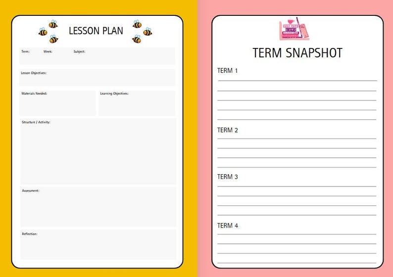 2025 Teacher's Planner Digital Download | Printable Whimsical Classroom ...