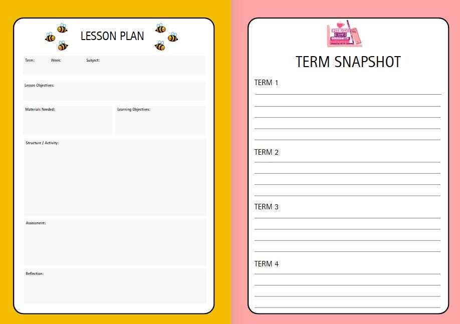 2025 Teacher's Planner Digital Download | Printable Whimsical Classroom ...