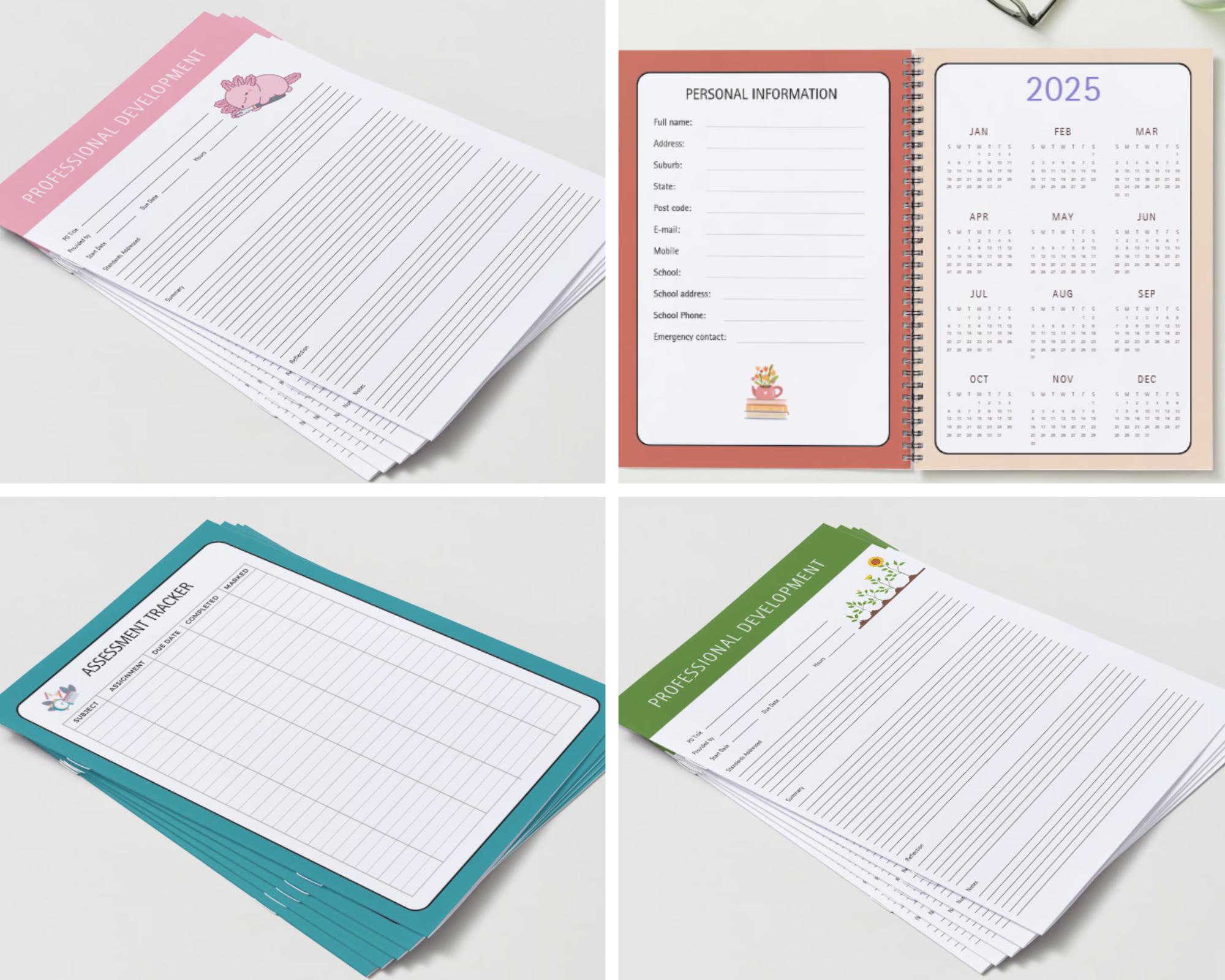 2025 Teacher's Planner Digital Download | Printable Whimsical Classroom ...