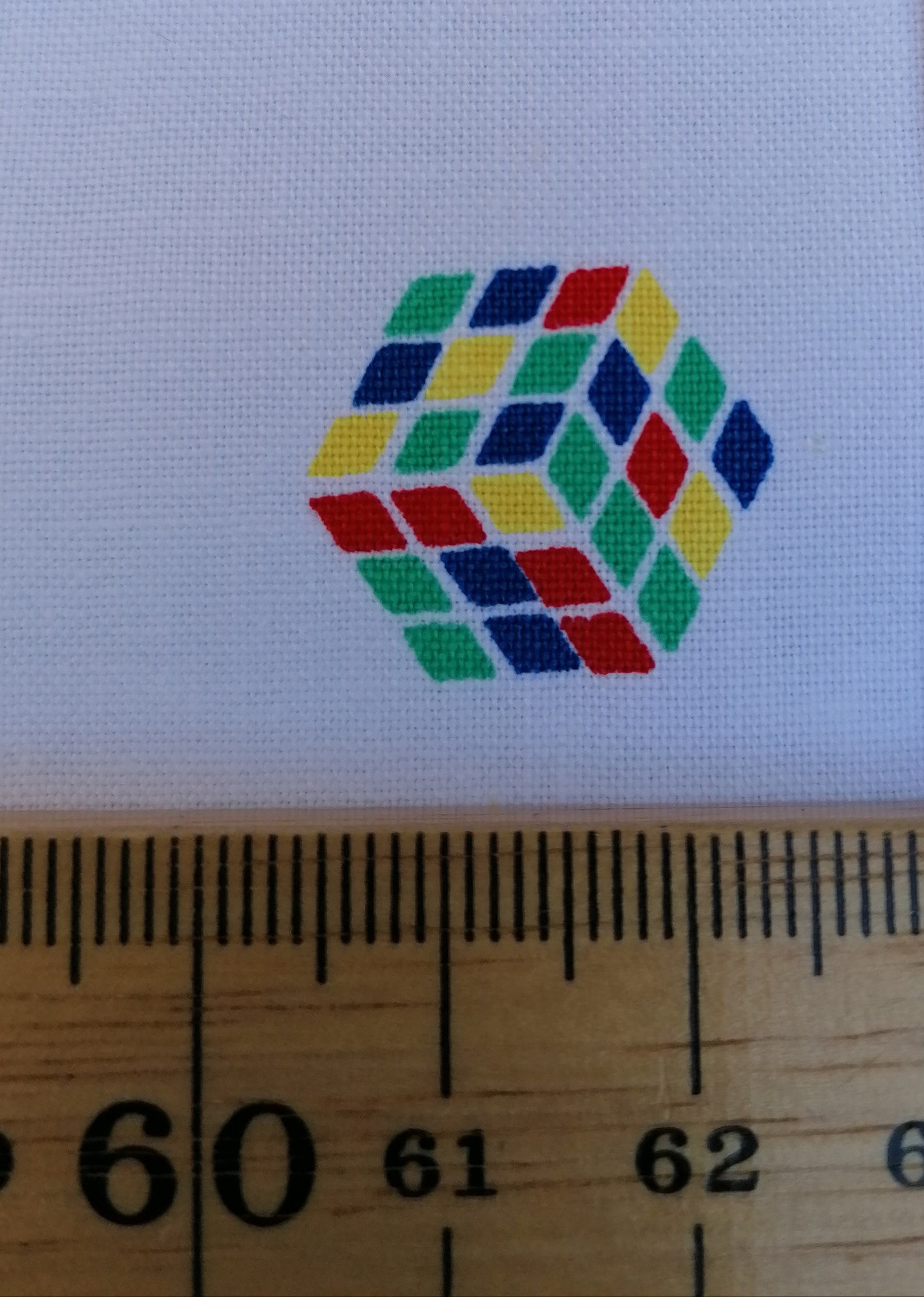 Rubiks Cube 2 Licensed Fabric for Own Use Primary Colours - Etsy UK