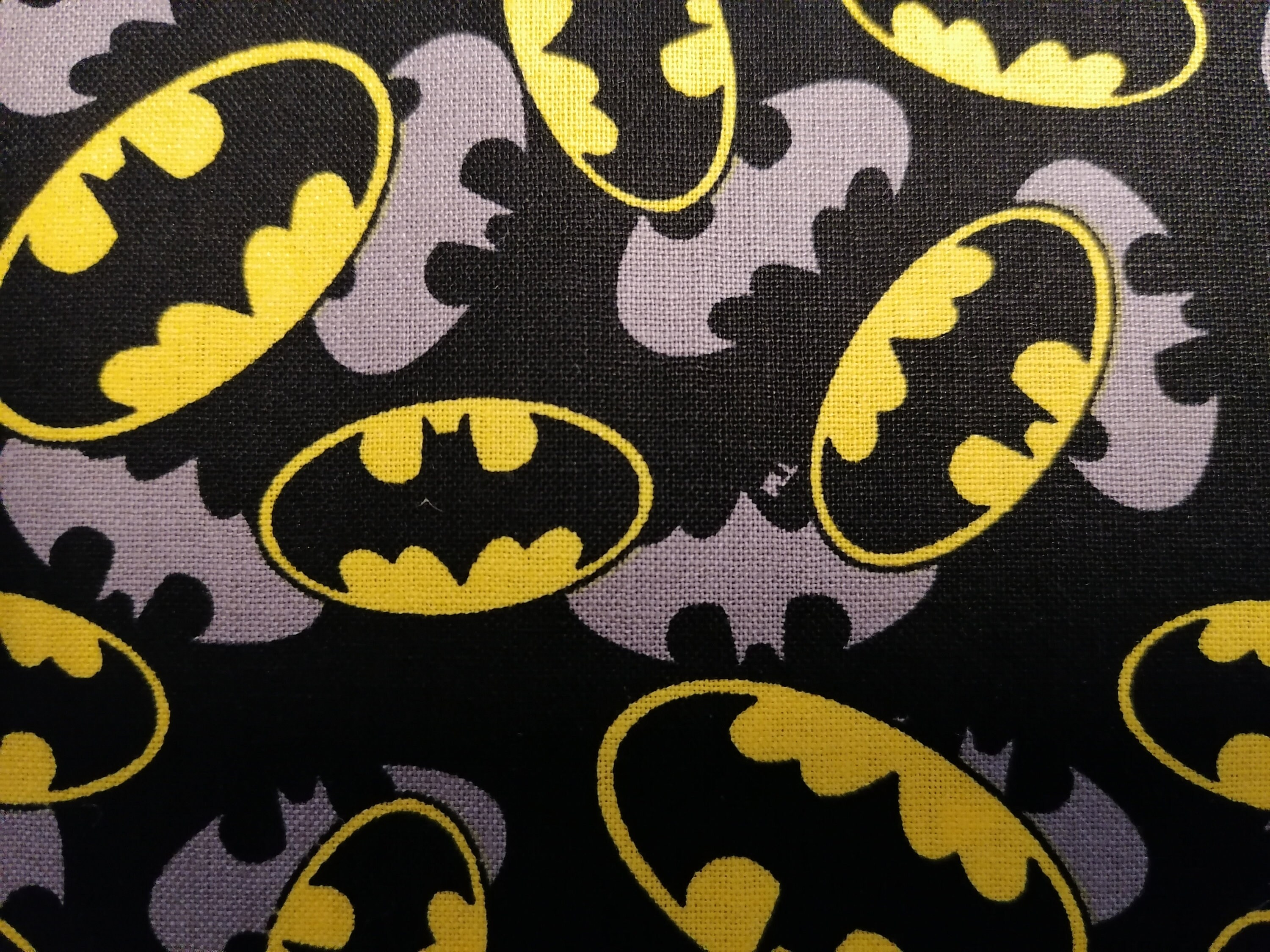 Licensed Batman Logo Fabric 100% Cotton Eugene Textiles | Etsy