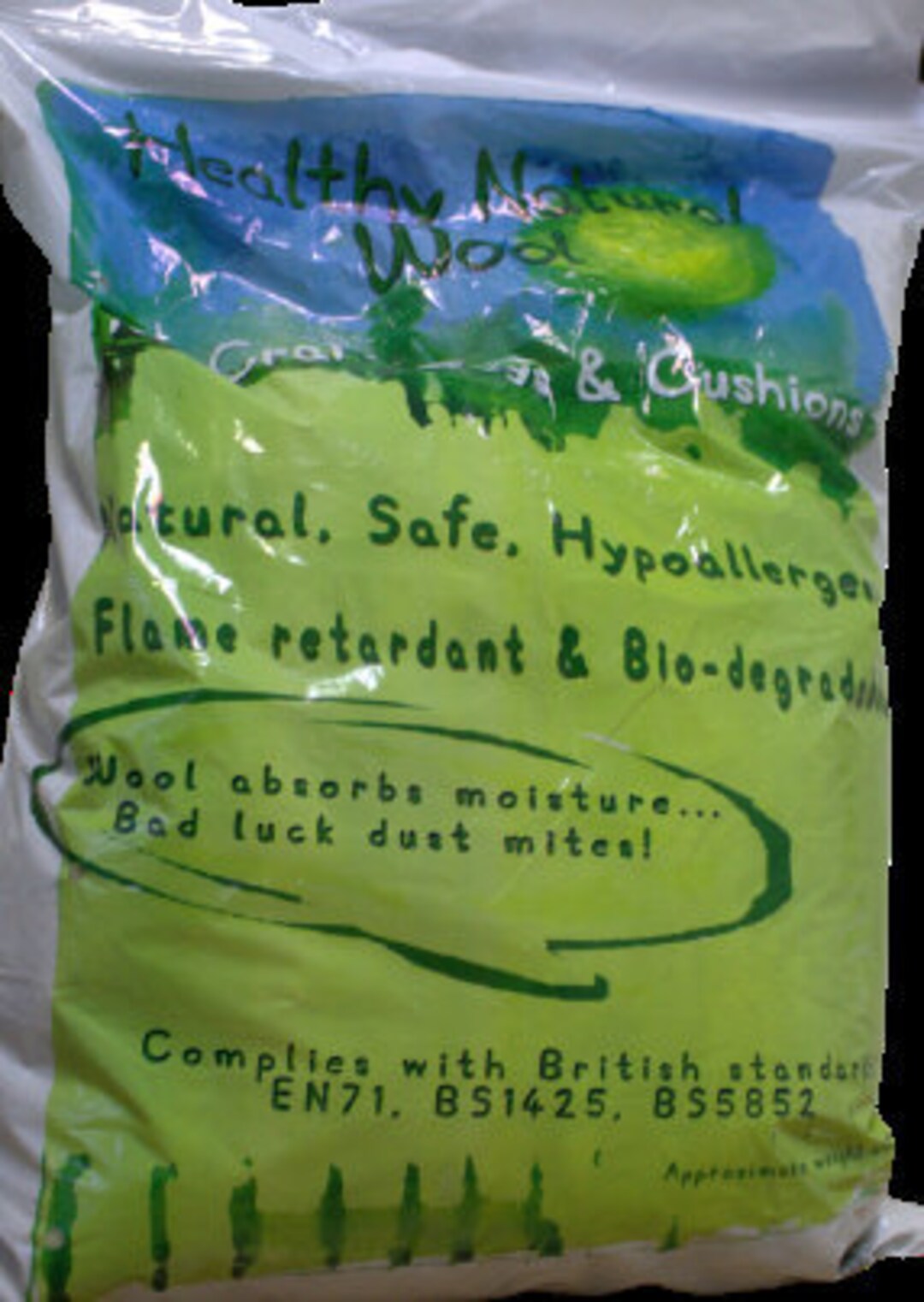 Healthy Natural British Wool Toy Stuffing, Natural, Safe ...