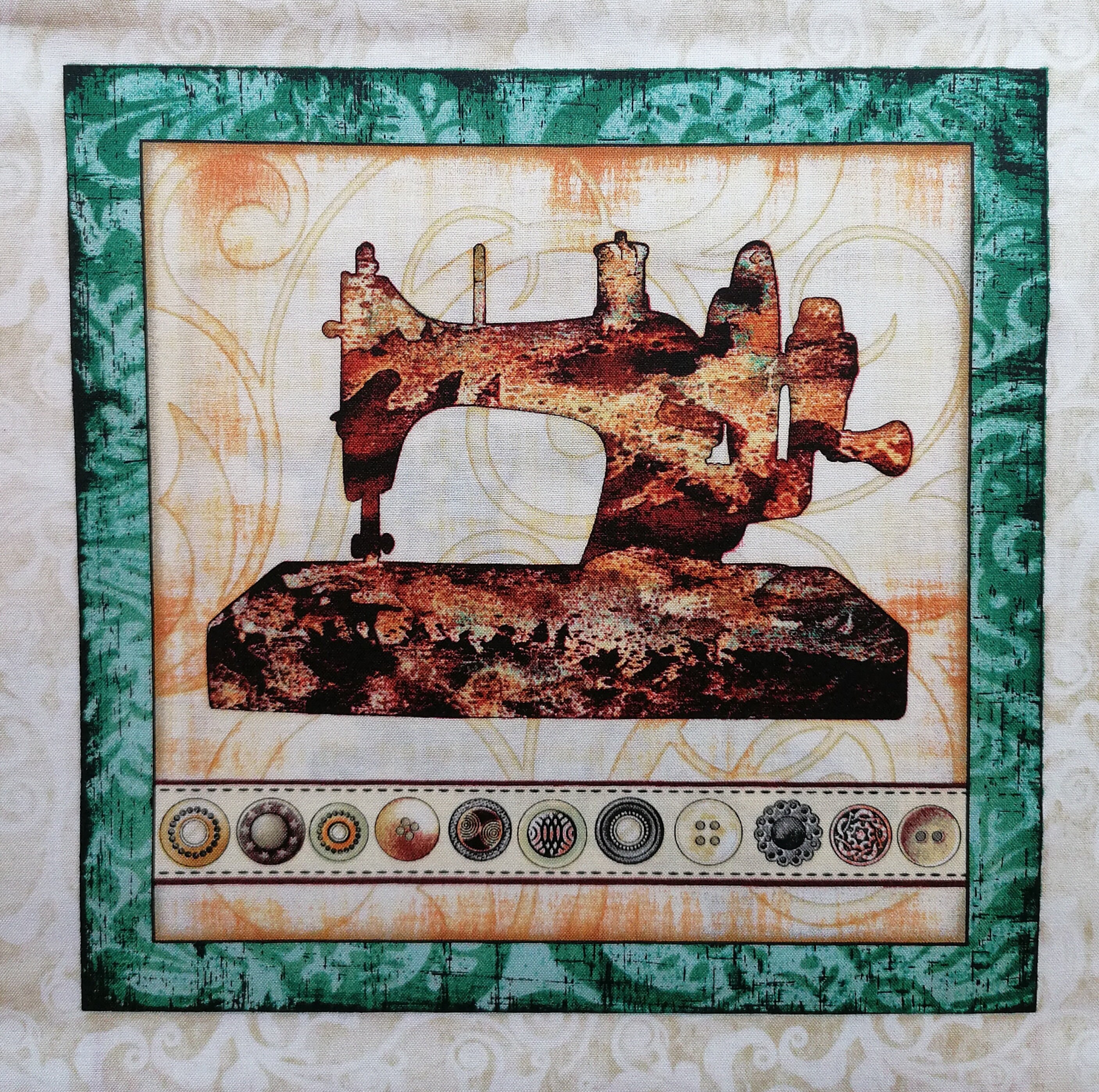 Seamless 110 X 60cm Sewing Theme Panel by Dan Morris for - Etsy UK