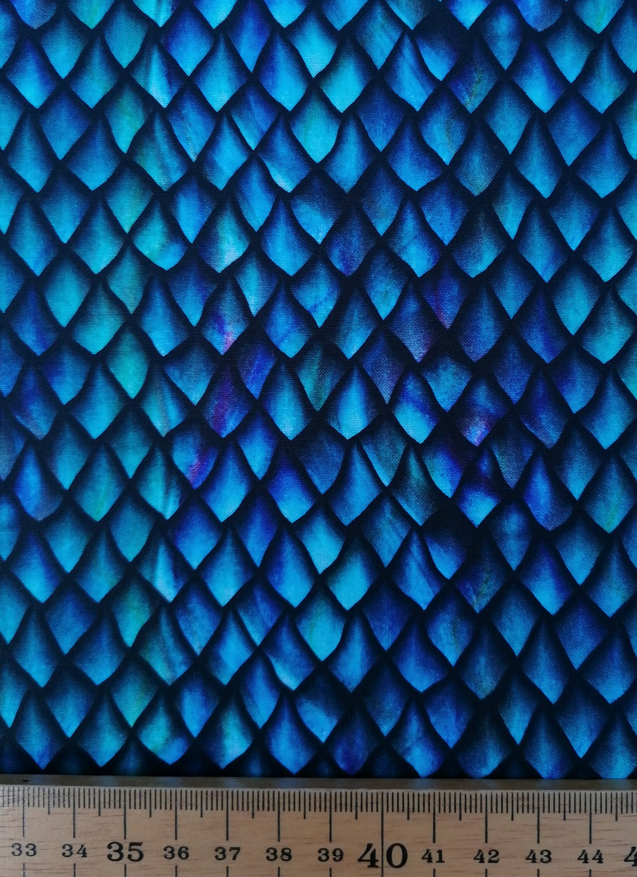 Dragon Scales in Shades of Blue from the Dragons Range by In | Etsy