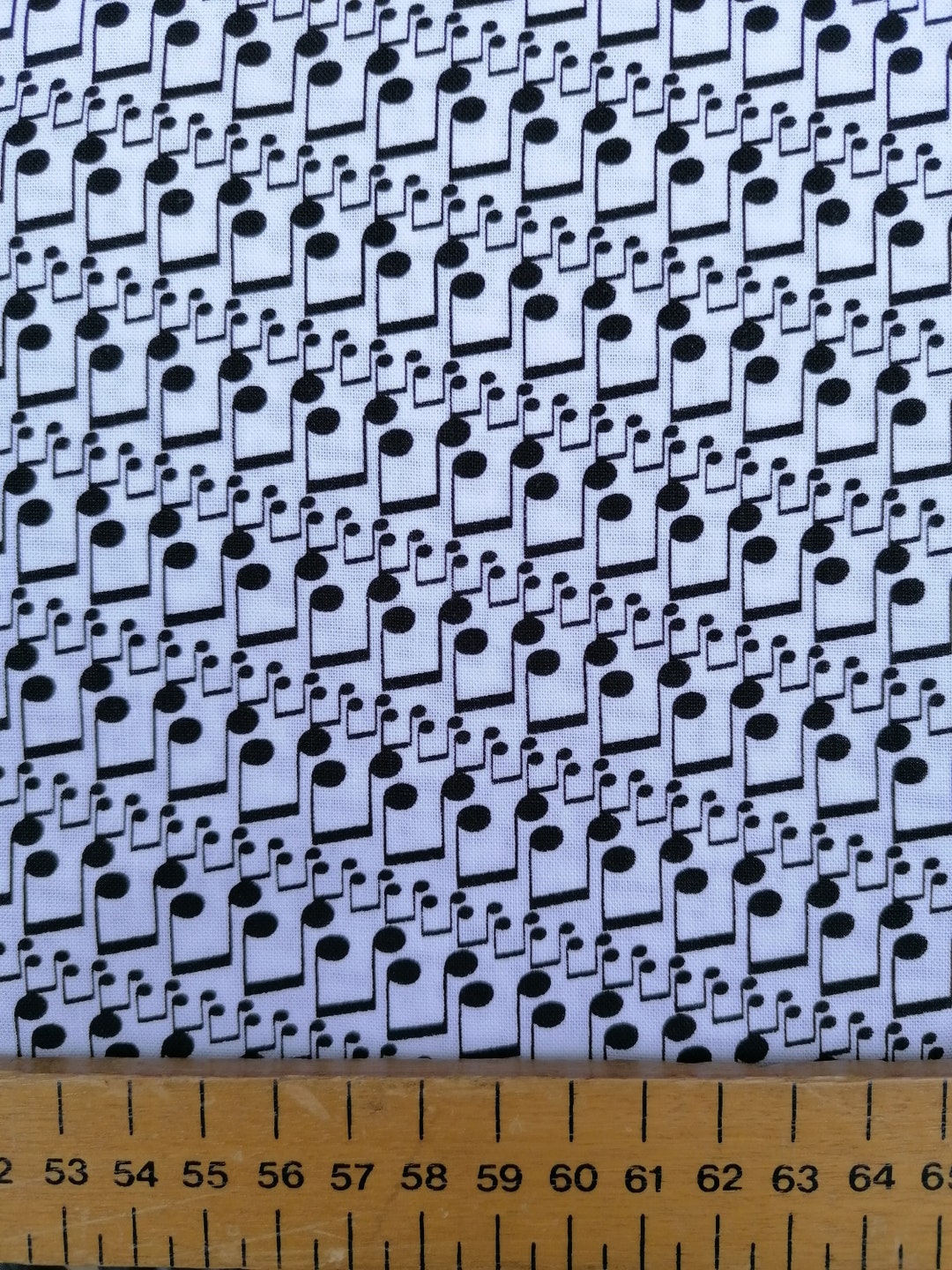 Music Notes Cotton Fabric: Quilting, Dressmaking, Crafts, by Timeless ...