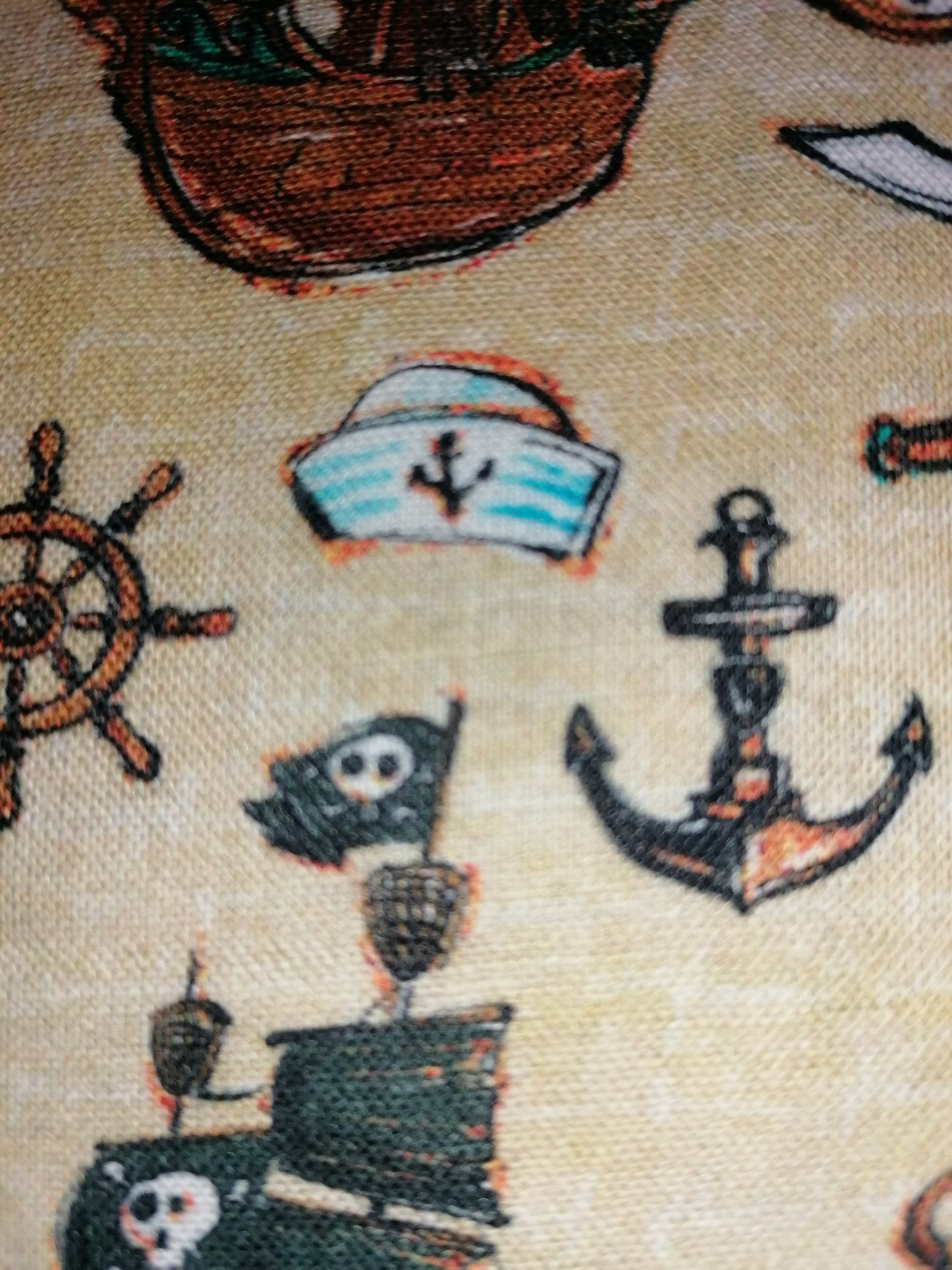 Merboys Skeleton Pirate Merpeople 100% Cotton Wide Fabric - Etsy UK