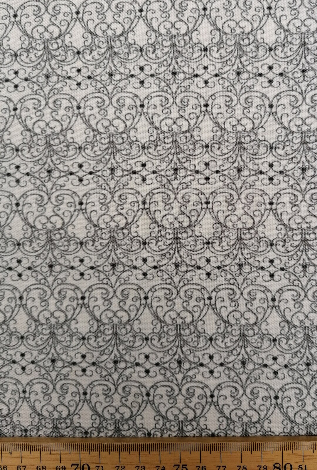 Boudoir by Basic Grey for Moda, Charcoal on Cream, 100% Cotton ...