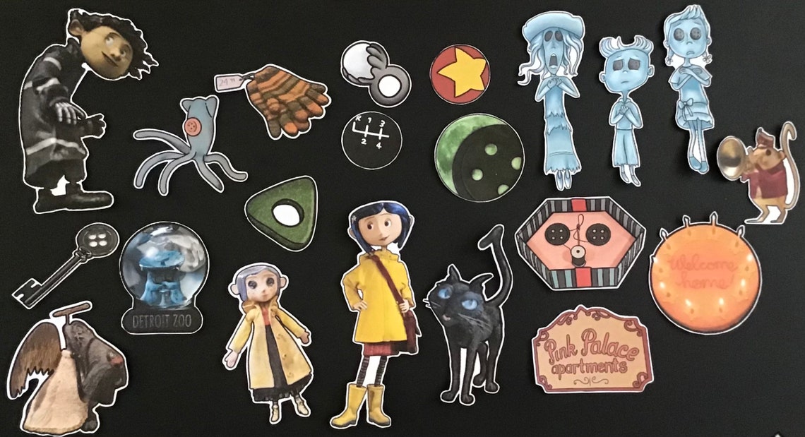 Coraline stickers | Etsy