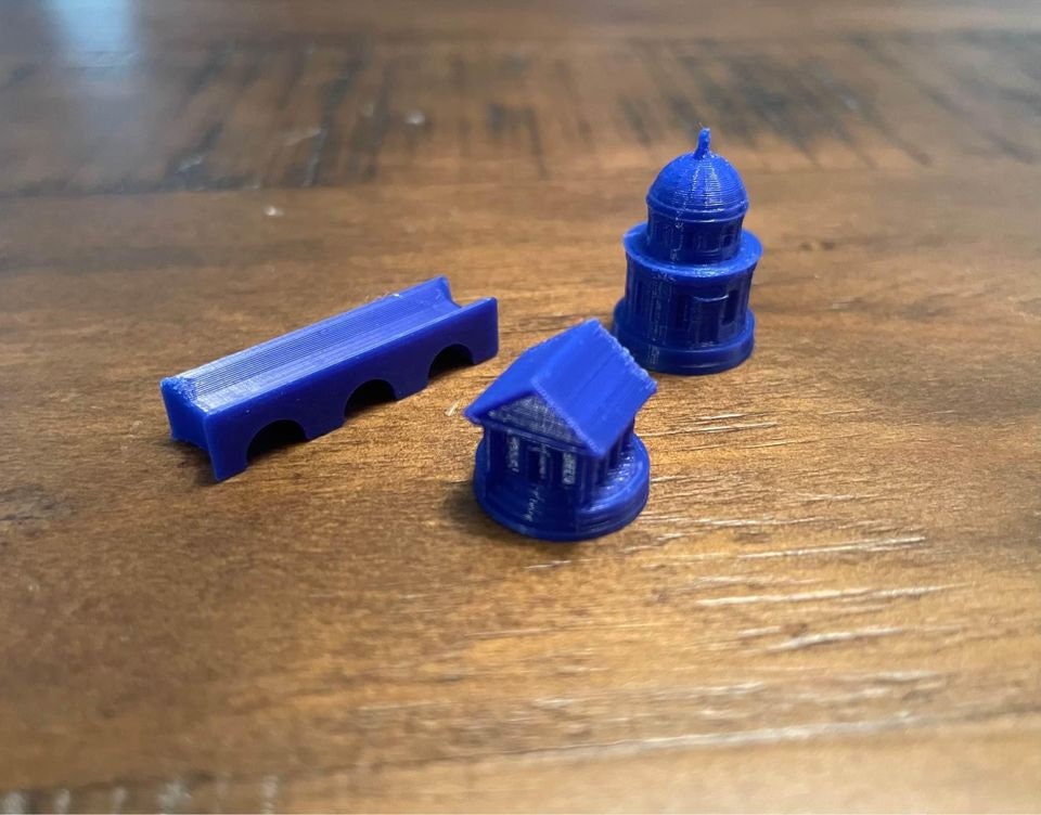 Settlers of Catan Roman Themed Custom Game Piece Set - Etsy