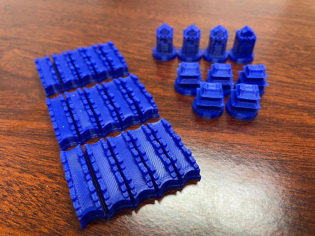 Settlers of Catan China Themed Custom Game Piece Set - Etsy