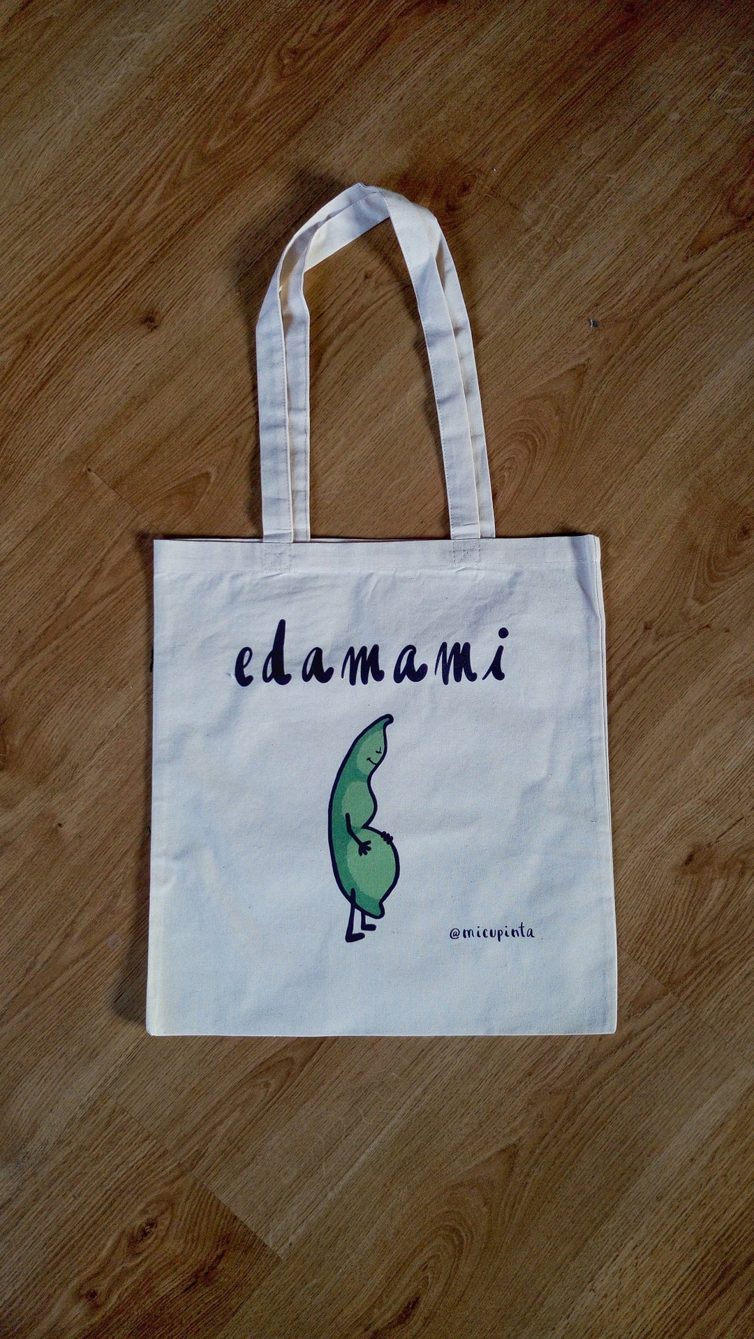 Edamami Totebag Edamami Pregnant Mom Gift - Etsy