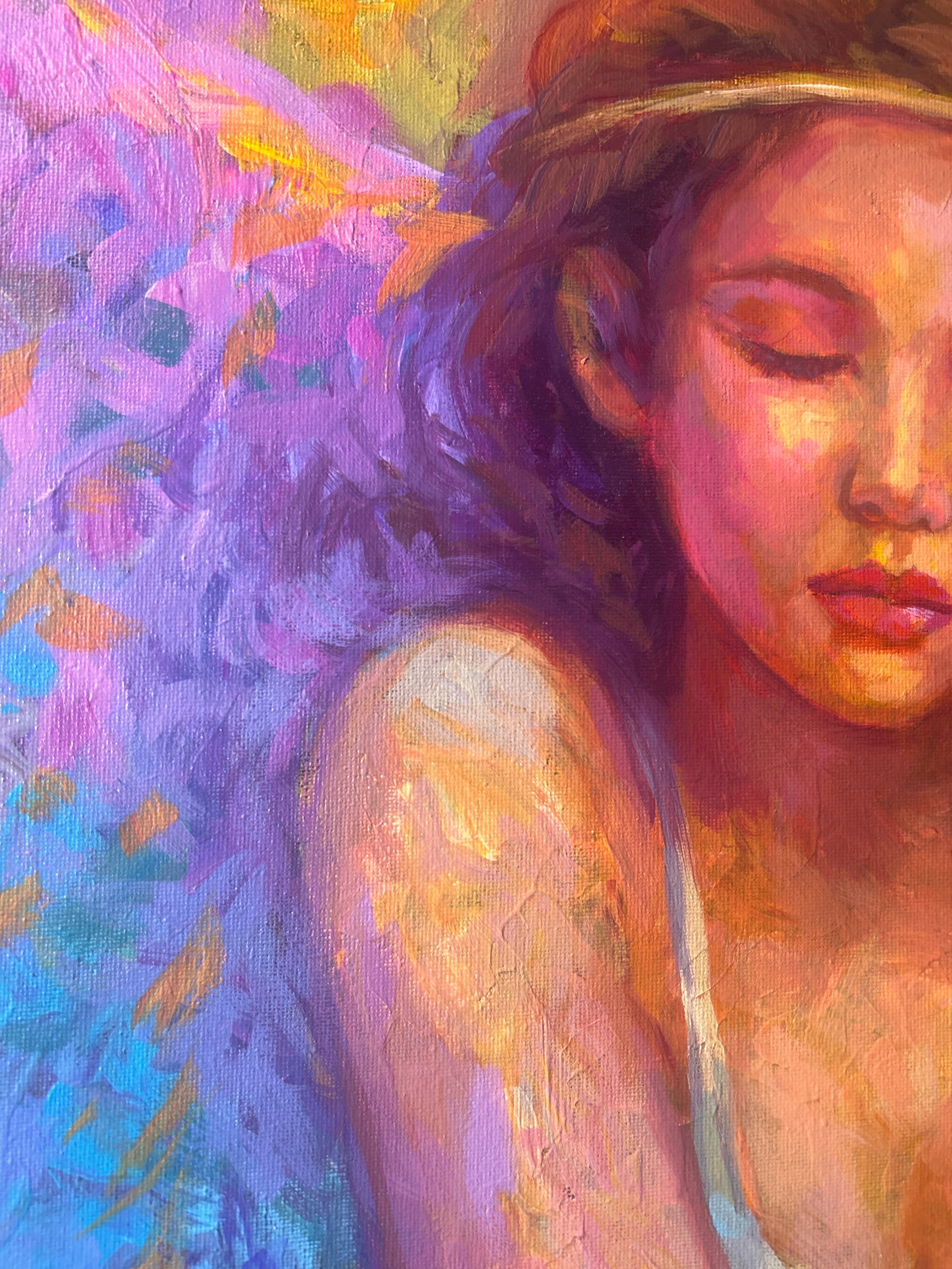 Love Vibrations- Original One of a Kind Painting on Canvas 16" X 20 ...