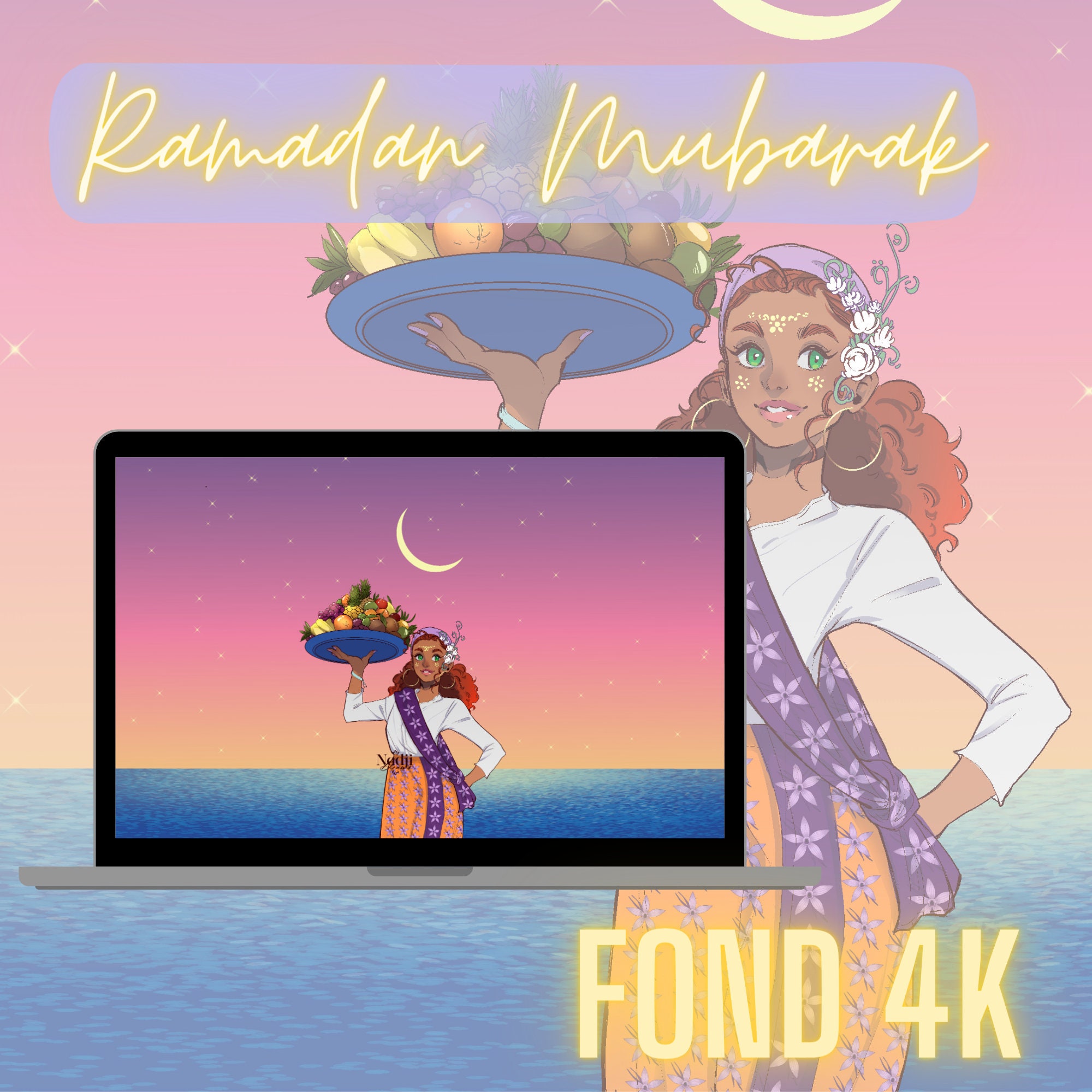 AZRA Desktop Wallpaper 4K - Etsy