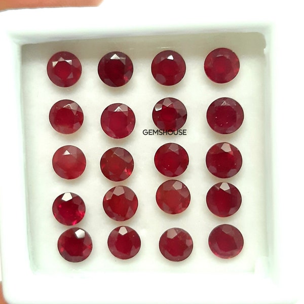 3mm Rubies Aaa Round - Etsy UK