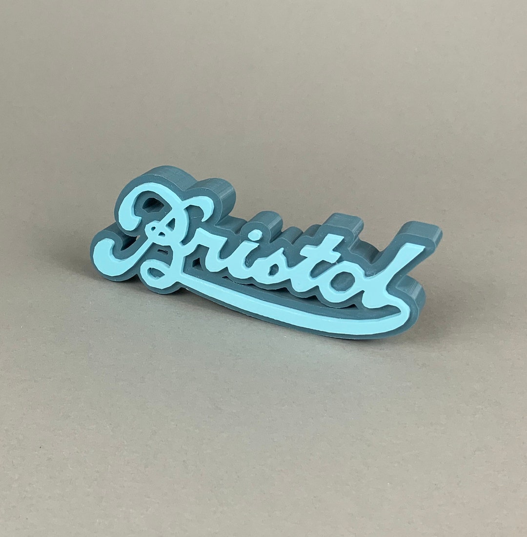 3d Printed Bristol Scroll Sculpture in 2 Colours - Etsy