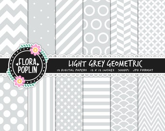 Gray Digital Paper Grey Digital Pattern Grey Chevron Paper - Etsy