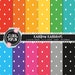 Mini Polka Dots Digital Paper, Rainbow Polka Dots, Mini Spot Pattern ...
