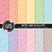 Mini Polka Dots Digital Paper, Pastel Polka Dots, Mini Spot Pattern ...