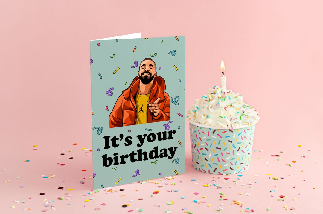 Drake Birthday Card | Drake OVO | Drake Octobers Very Own | Drake ...