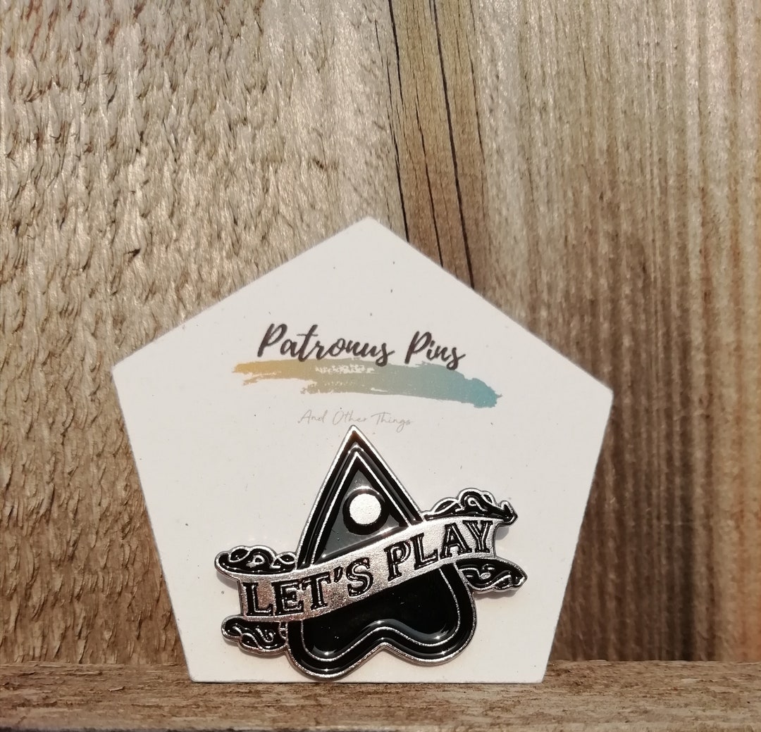 Let's Play Quija Planchette Enamel Pin - Etsy