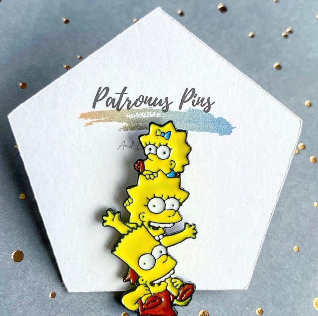 The Simpsons Pin Badge - Etsy