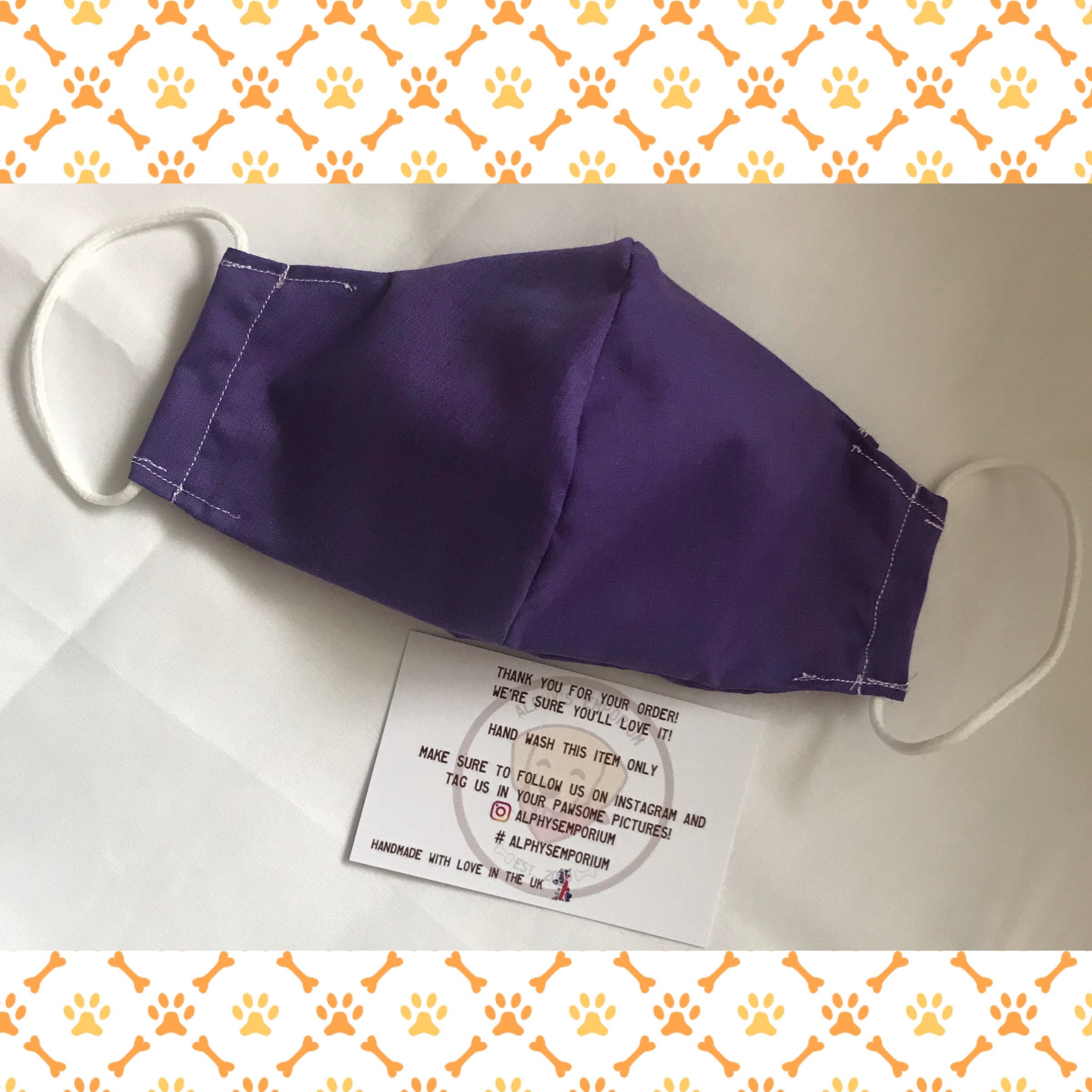 Purple Face Mask | Etsy