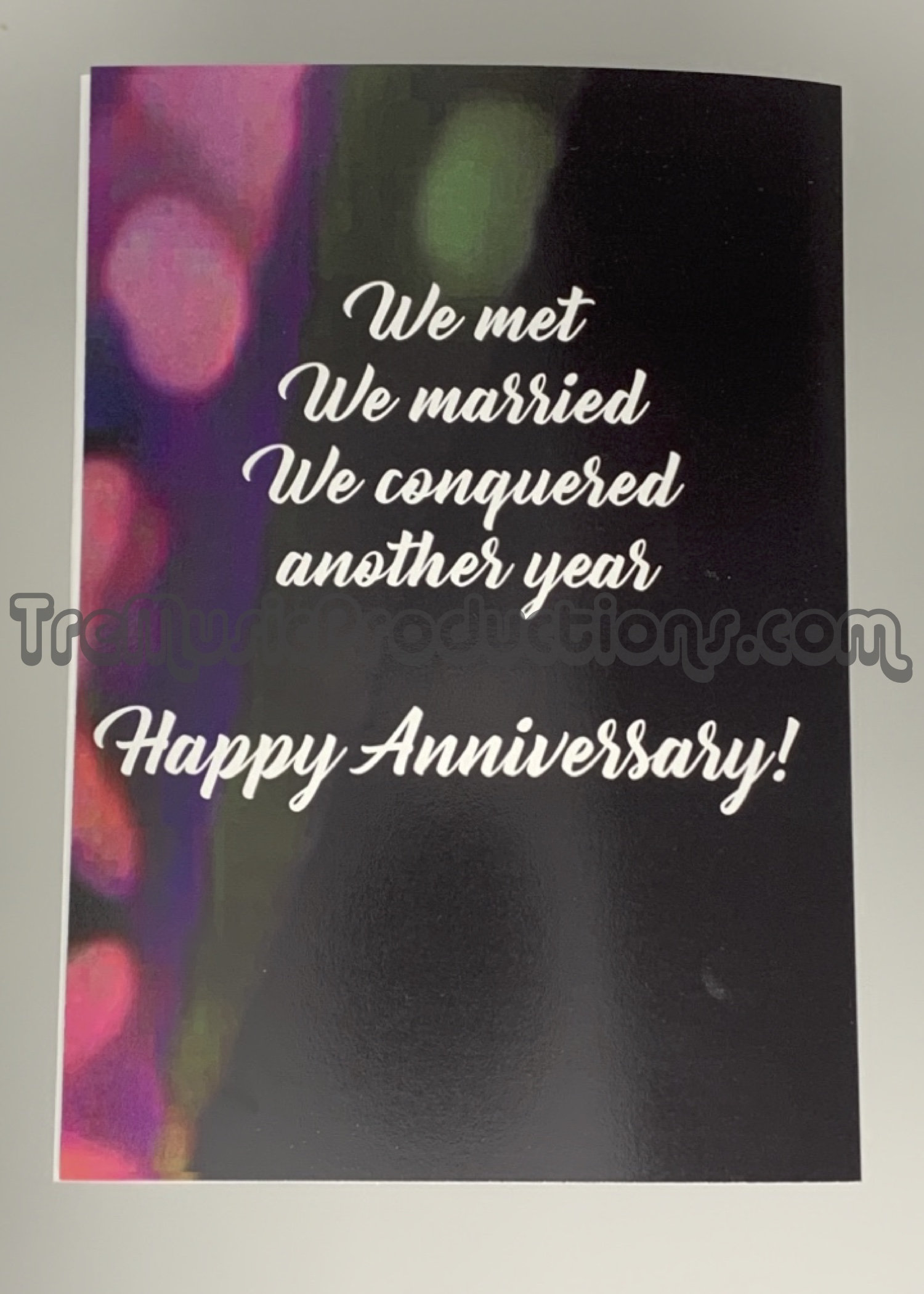 ROMANTIC Anniversary Card for Music Lovers, for the One Whom My Soul ...