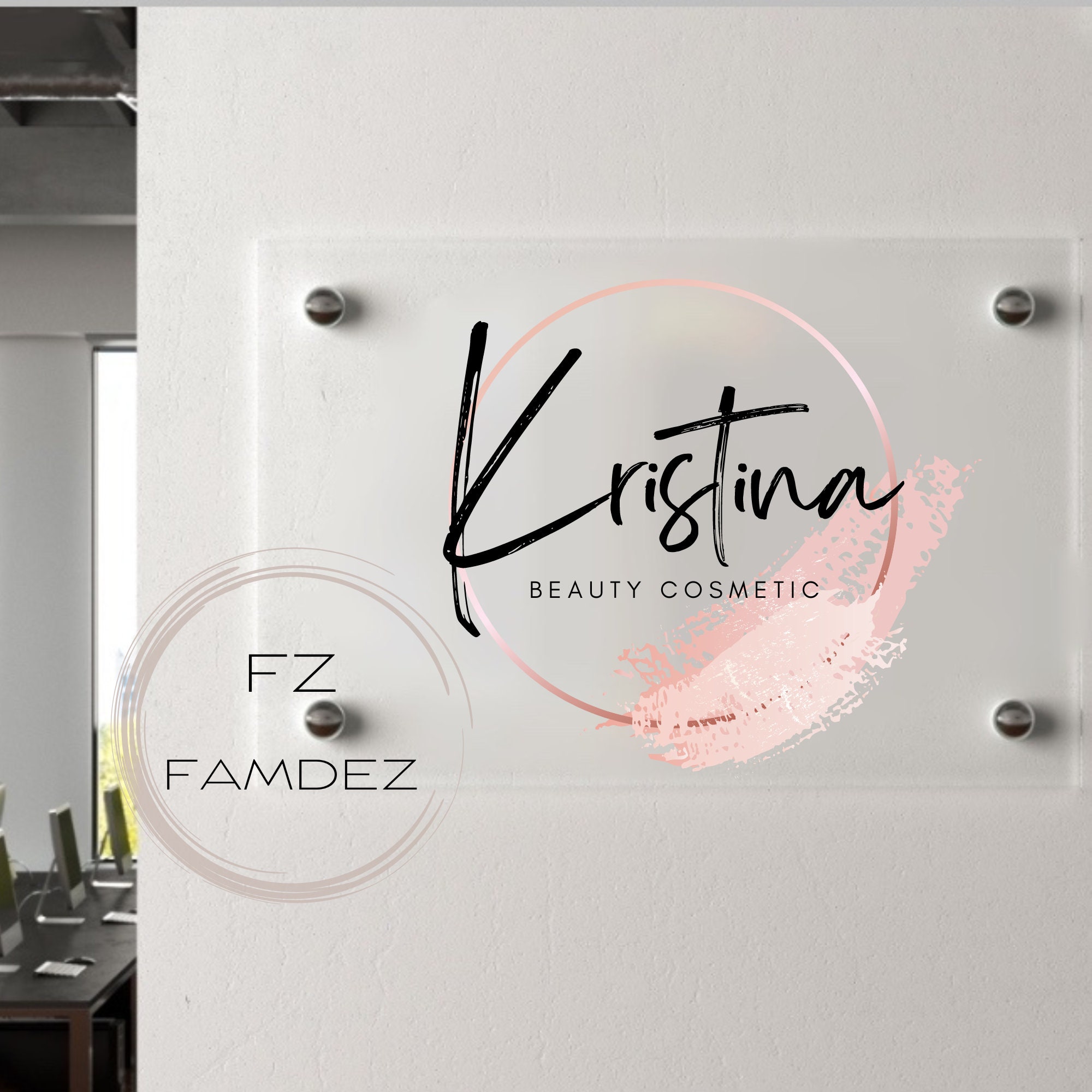 Personalized Acrylic Business Sign Custom Acrylic Business Logo Sign ...