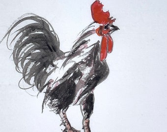 Rooster Rice Paper - Etsy