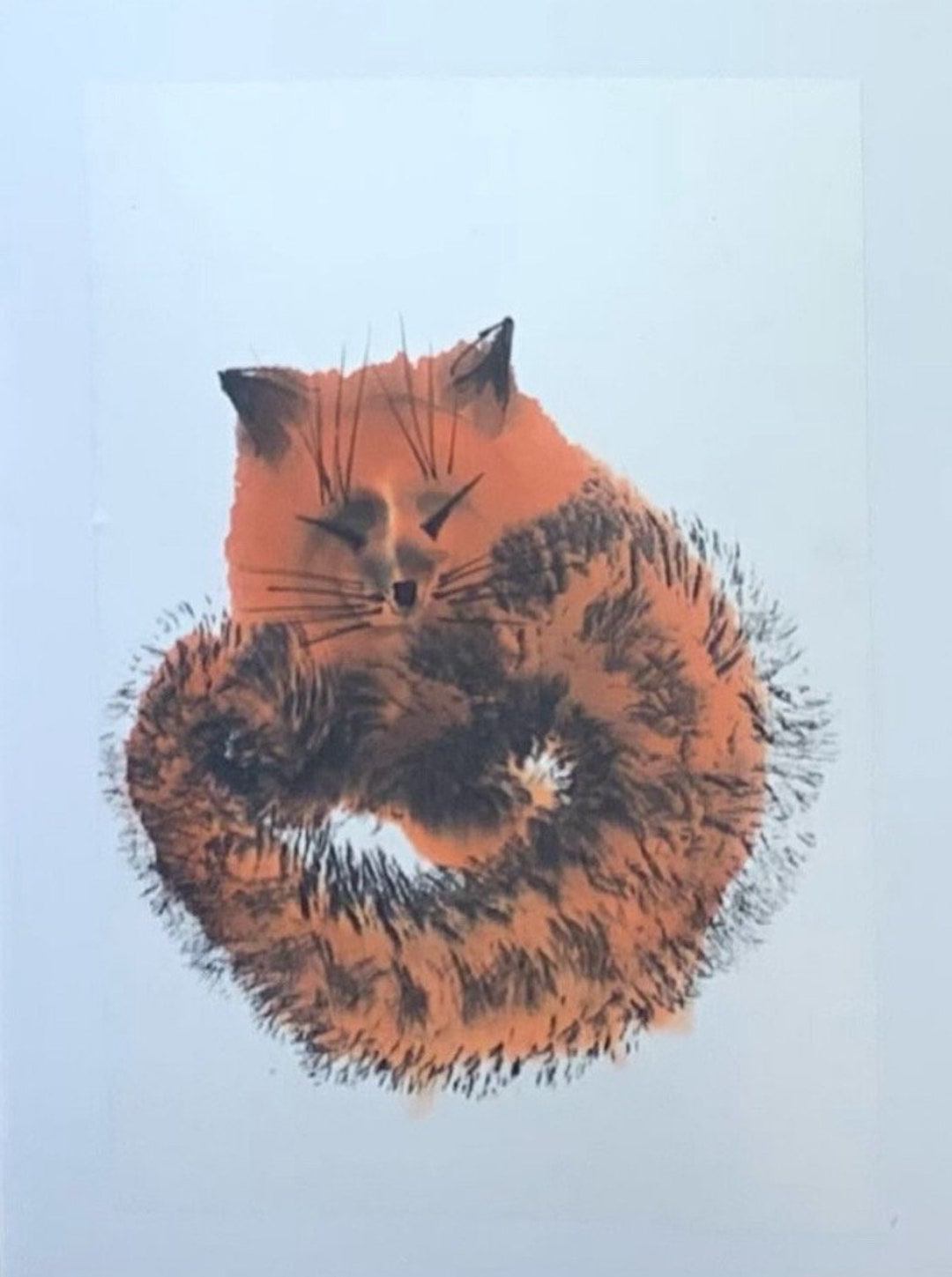 Fox, Spontaneous Chinese Painting Style, Rice Paper, Ink, Chinese ...