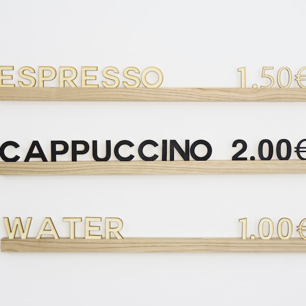 Changeable Menu Board - Etsy