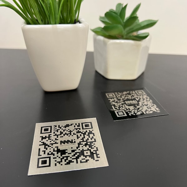 Flat Qr Code Acrylic for Restaurants - Etsy