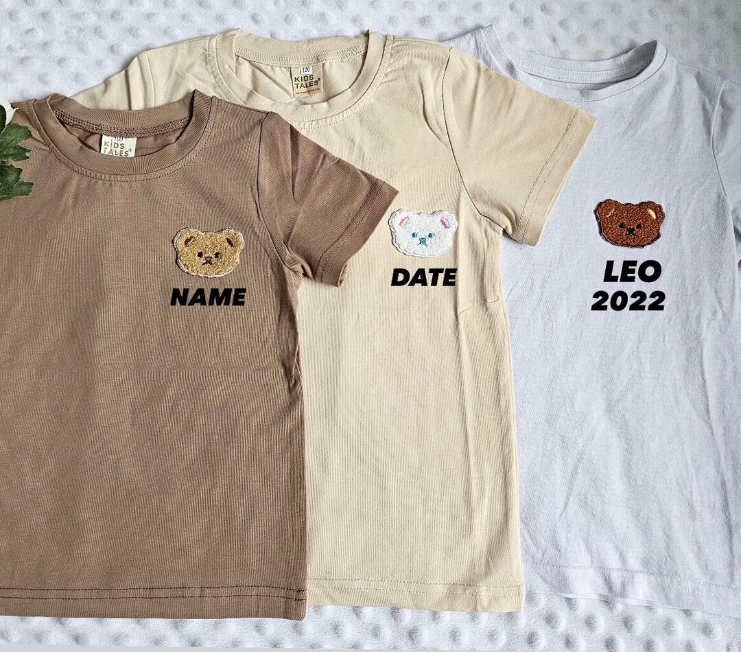 Teddy Bear T-shirt - Baby and Kids Sizes - Personalised Teddy Bear ...