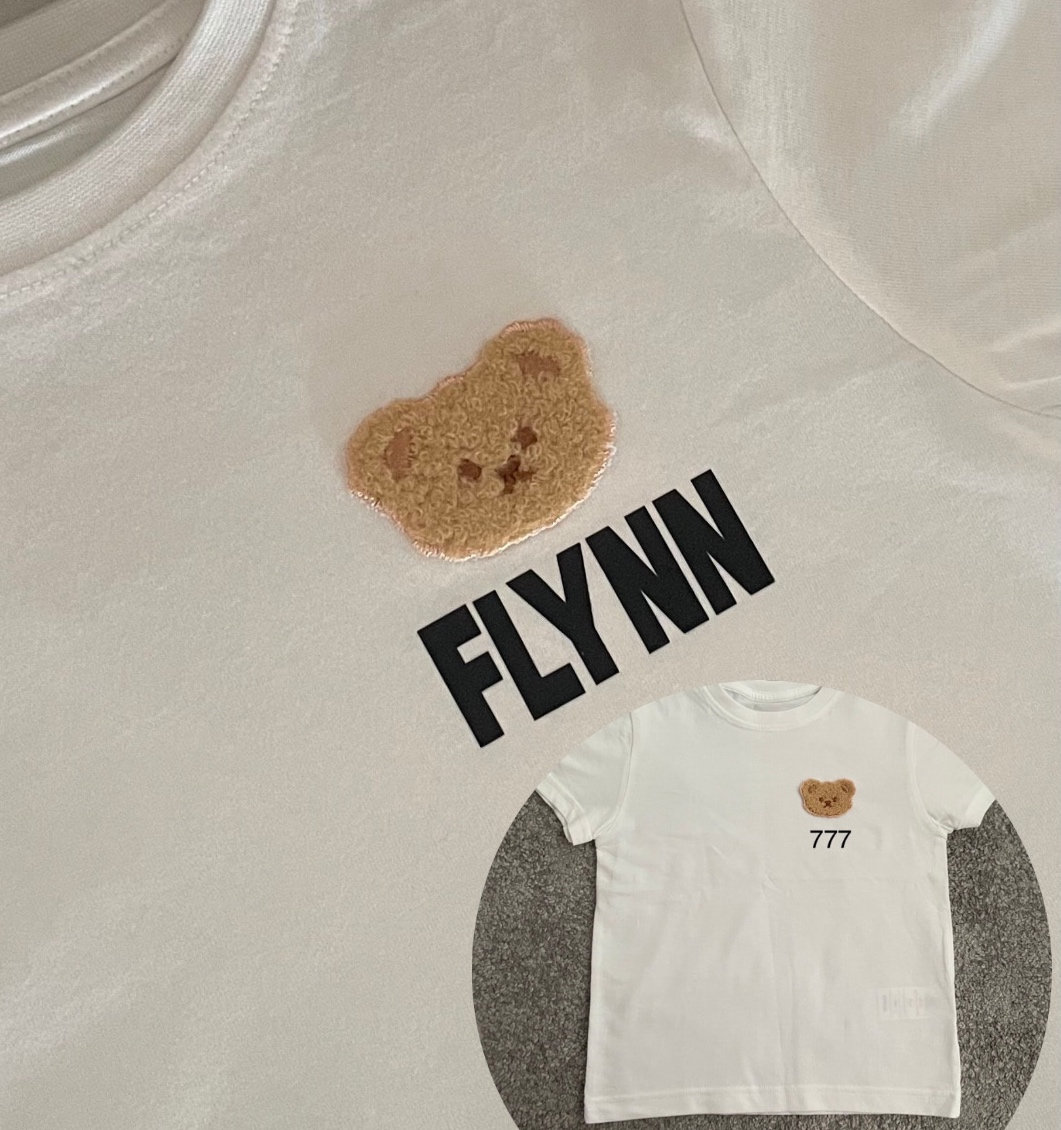 Teddy Bear T-shirt - Baby and Kids Sizes - Personalised Teddy Bear ...