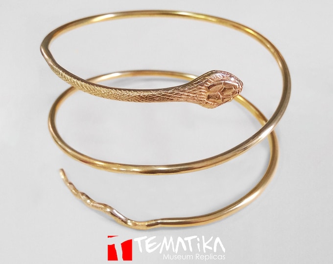 Snake Armlet, Ancient Egyptian Jewelry, Snake Jewelry, Golden Armlet ...