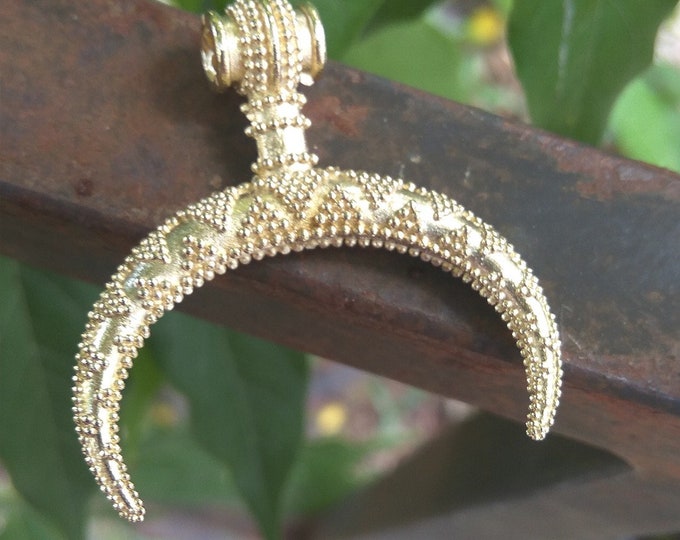 Crescent Moon Amulet, Protective Amulet, Lunula, Ancient Jewelry ...