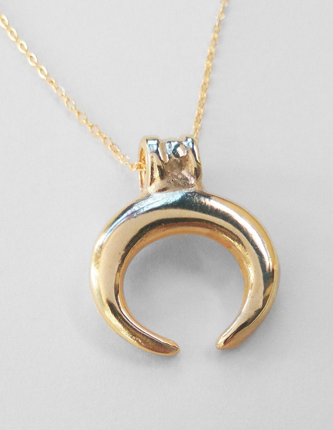 Brass Lunula Amulet: Ancient Roman Crescent Moon Pendant - Etsy