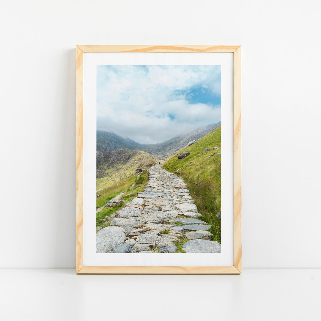 Miners Path Snowdonia, Wales, Photography Print, England Wall Art, UK ...