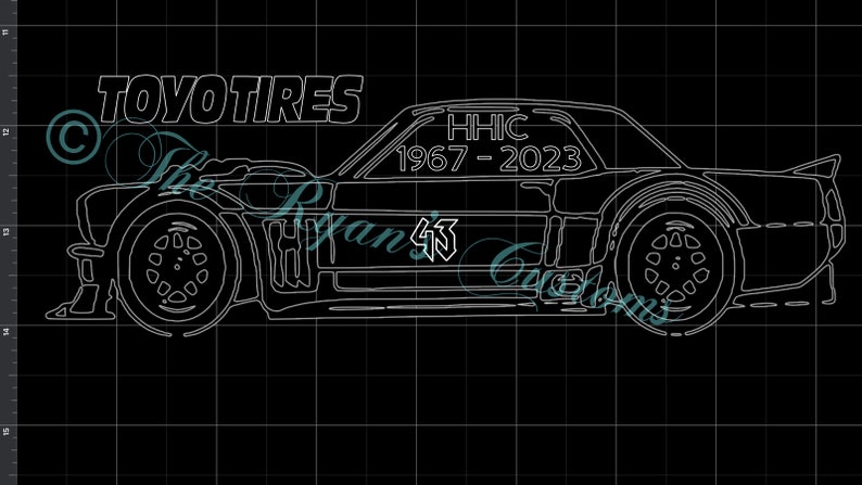 Ken Block Hoonicorn 43 Rip HHIC 1967 2023 Vinyl Decal - Etsy