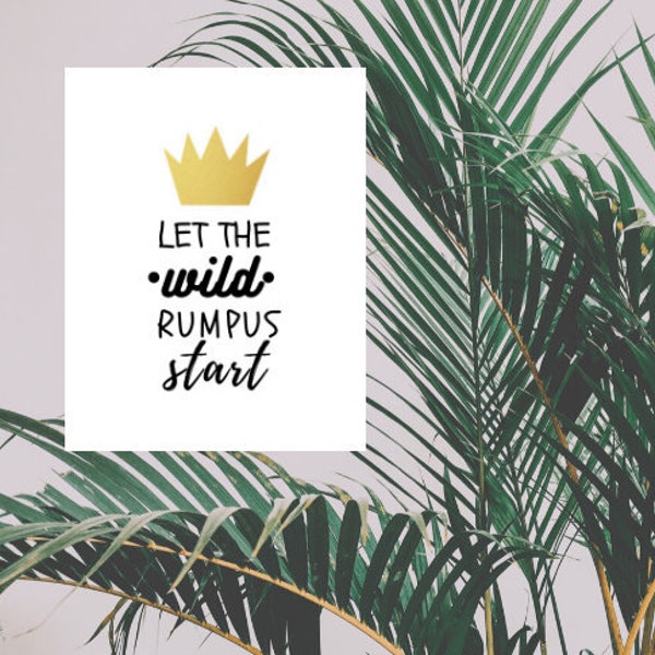 Let the Wild Rumpus - Etsy