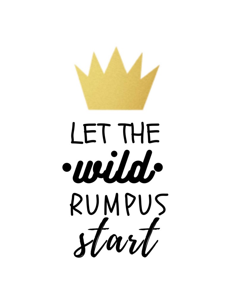 Where the Wild Things Are Party Printable Sign Bundle/ Baby Shower ...