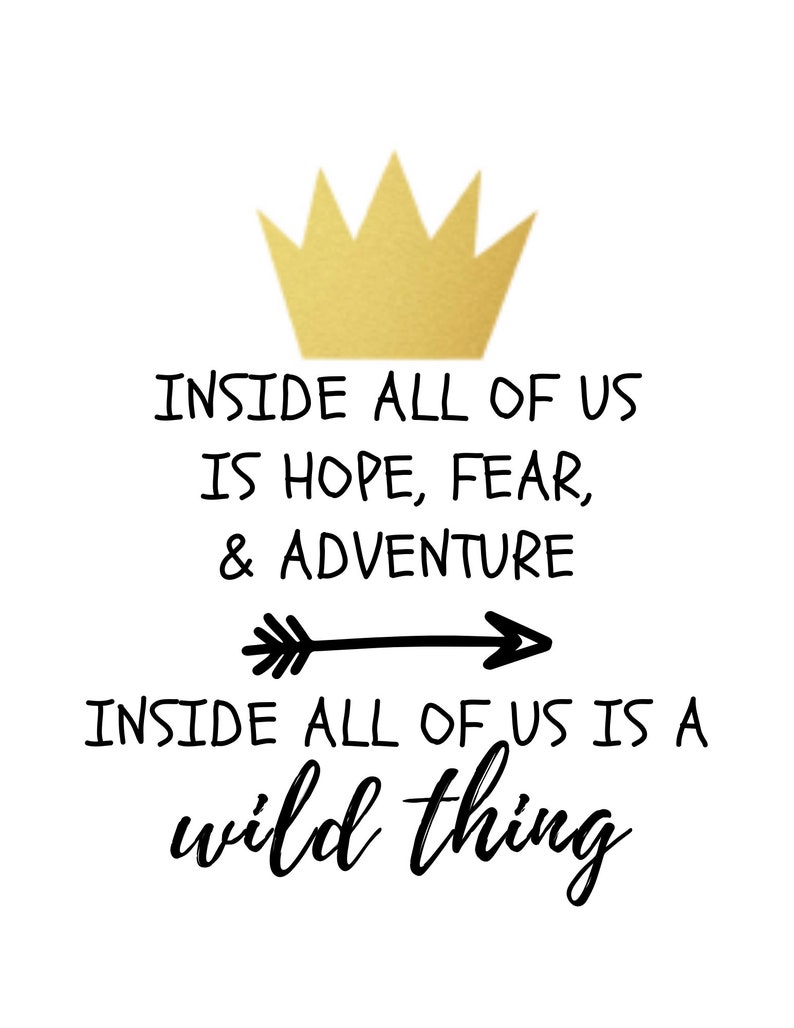 Where the Wild Things Are Party Printable Sign Bundle/ Baby Shower ...