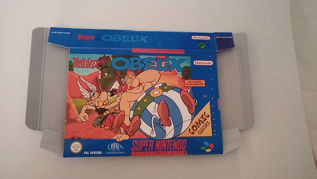Super Nintendo Asterix & Obelix Box - Etsy