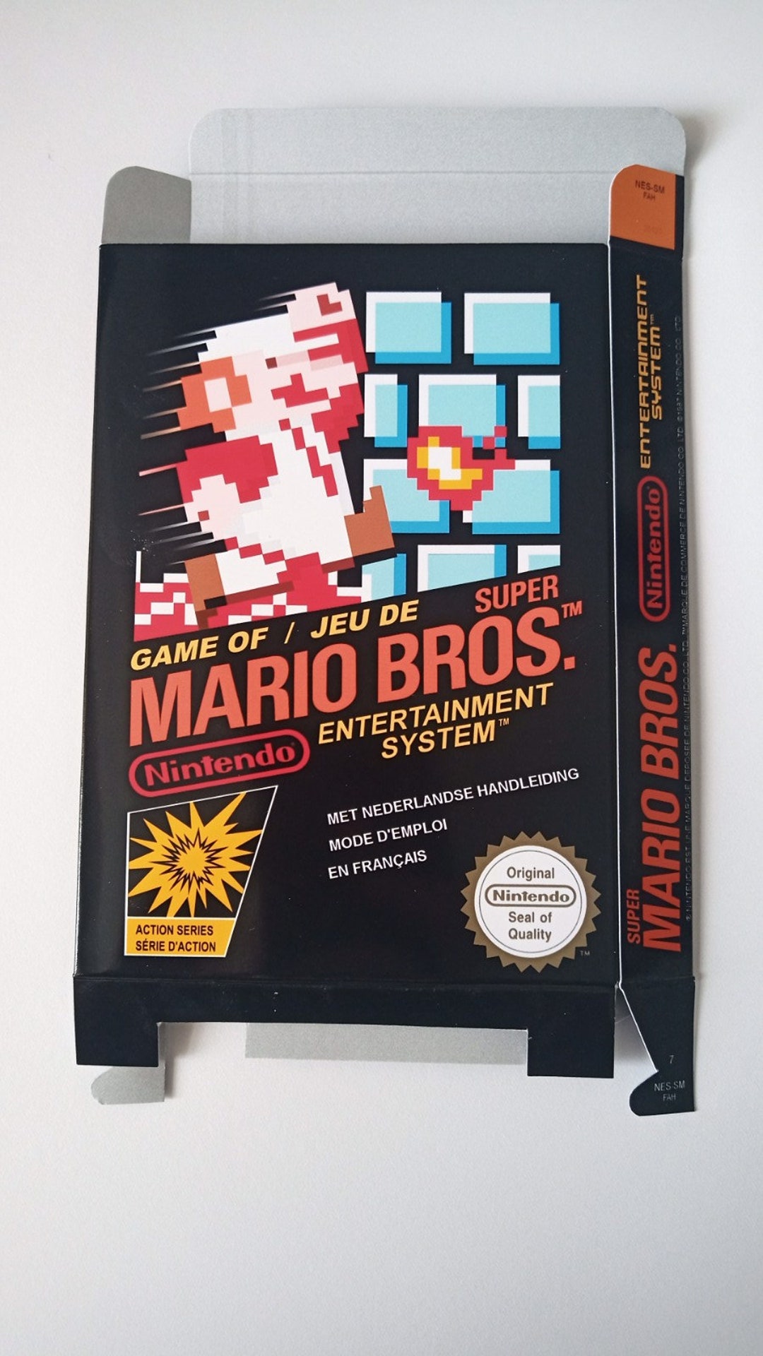 Nintendo Nes Super Mario Bros Box - Etsy